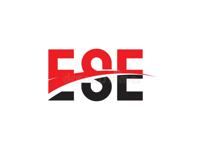 ESE Letter Initial Logo Design Vector Illustration Stock Vector ...