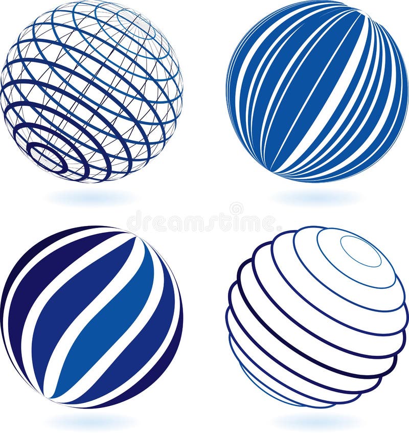 Esfera ilustración del vector. Ilustración de esfera, insignia - 5485408