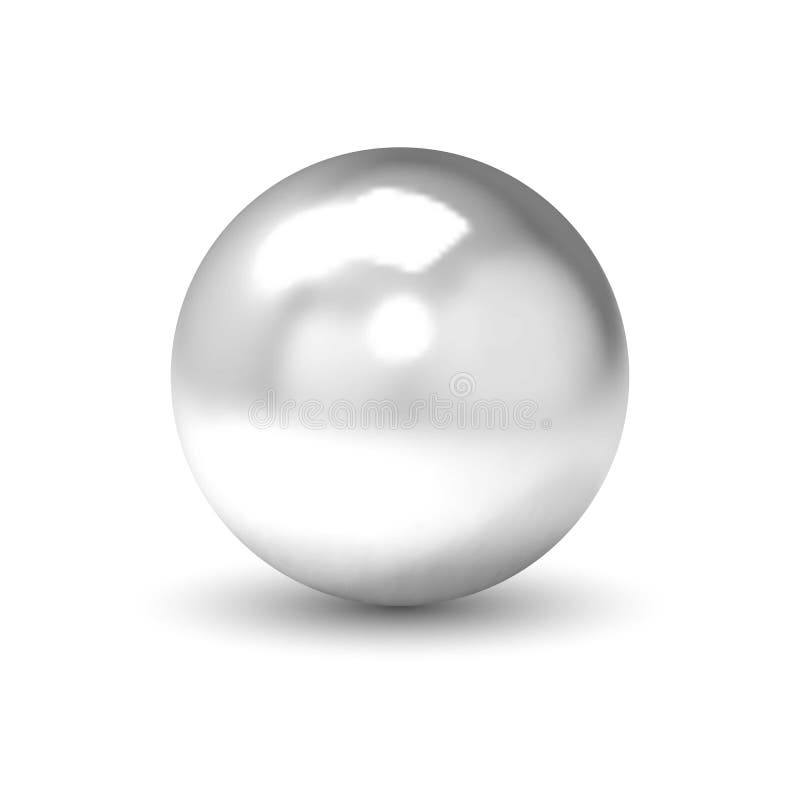 Esfera Branca Redonda Ou Esfera 3d. Vetor. Ilustração do Vetor ...