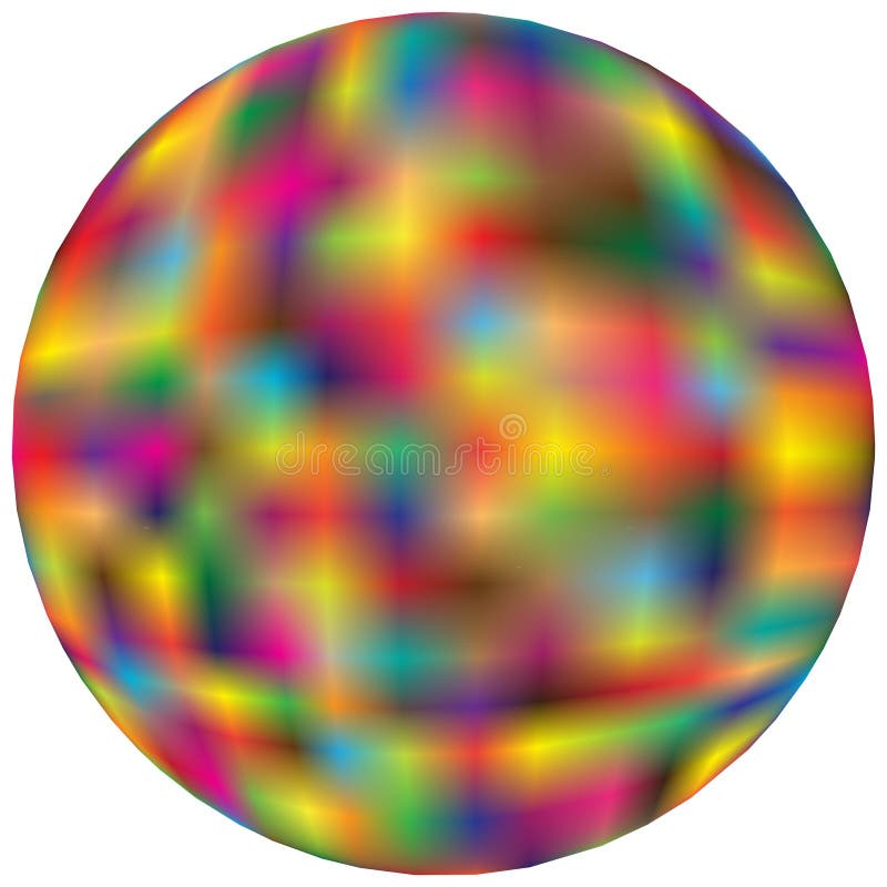 Esfera colorida ilustración del vector. Ilustración de elemento - 10064892