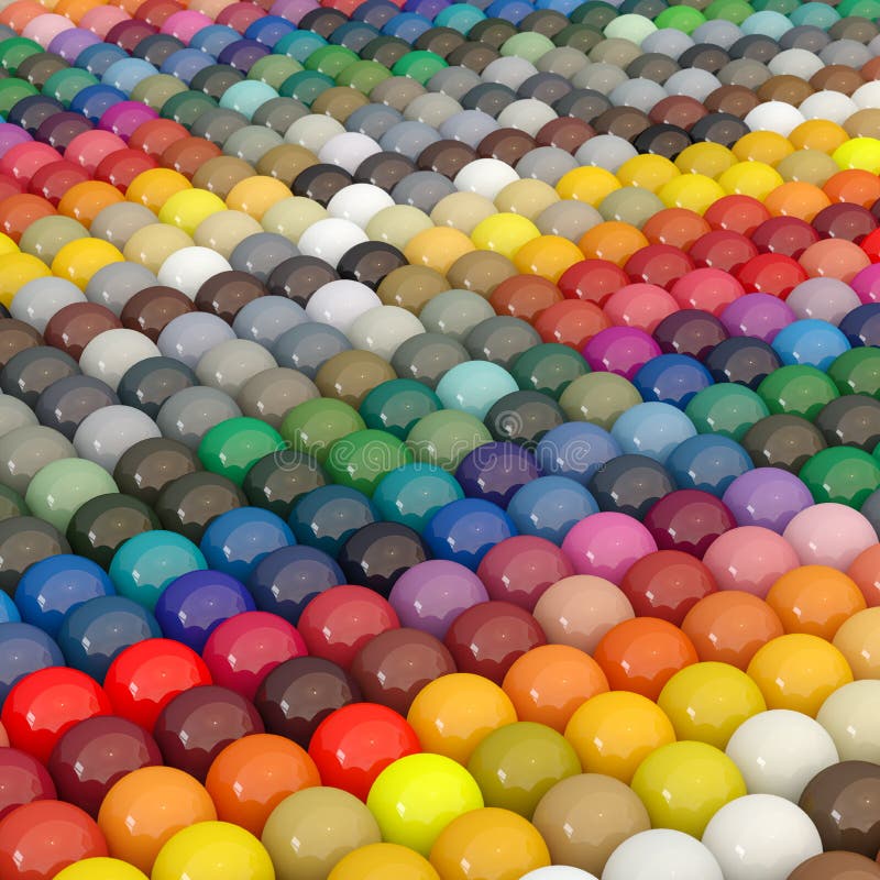 Esfera-Cores Sob O Catálogo RAL Foto de Stock - Imagem de escolha ...