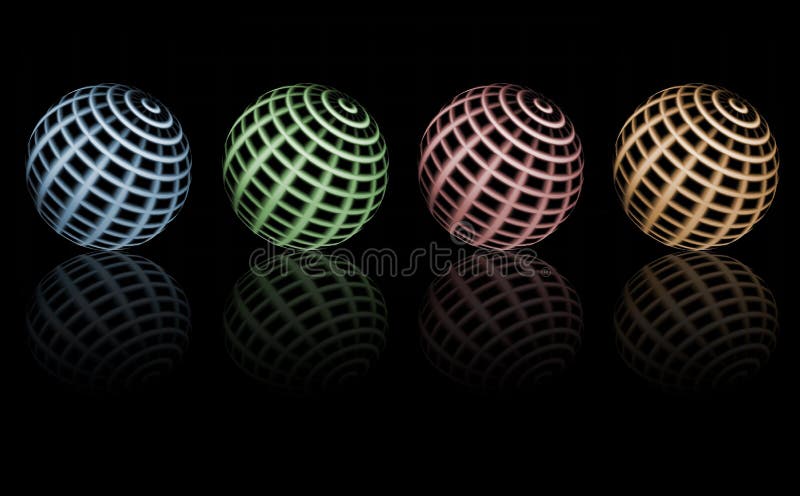 Esfera del color stock de ilustración. Ilustración de redondo - 11903011
