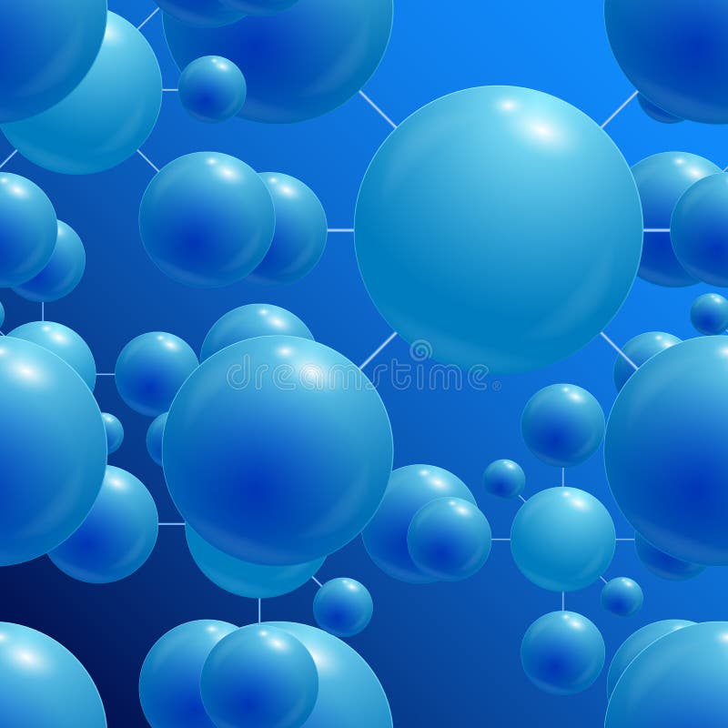 Esferas azules ilustración del vector. Ilustración de emblema - 38308624