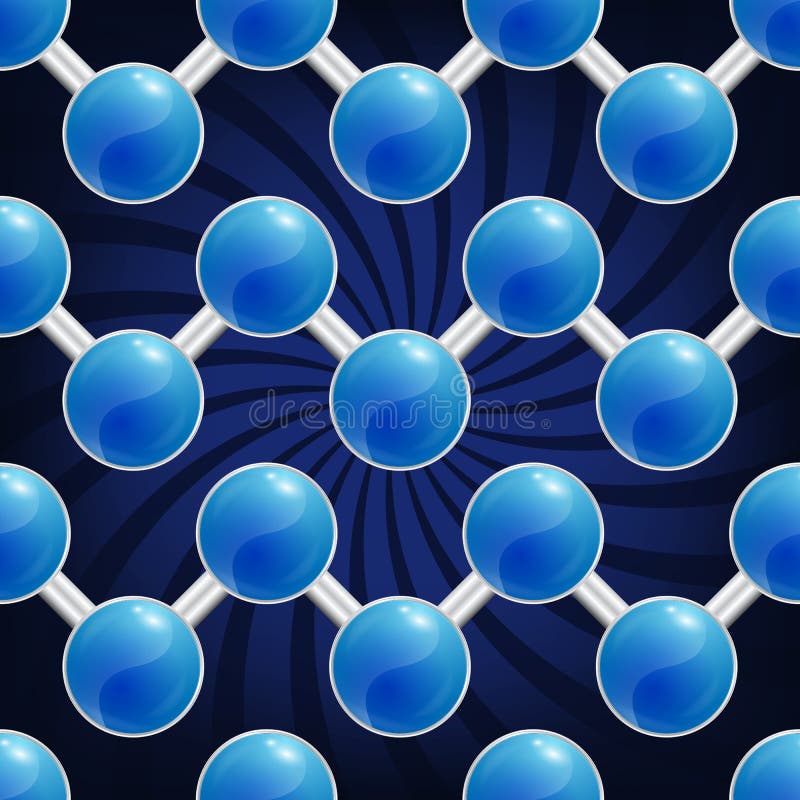 Esferas azules ilustración del vector. Ilustración de shape - 38337000