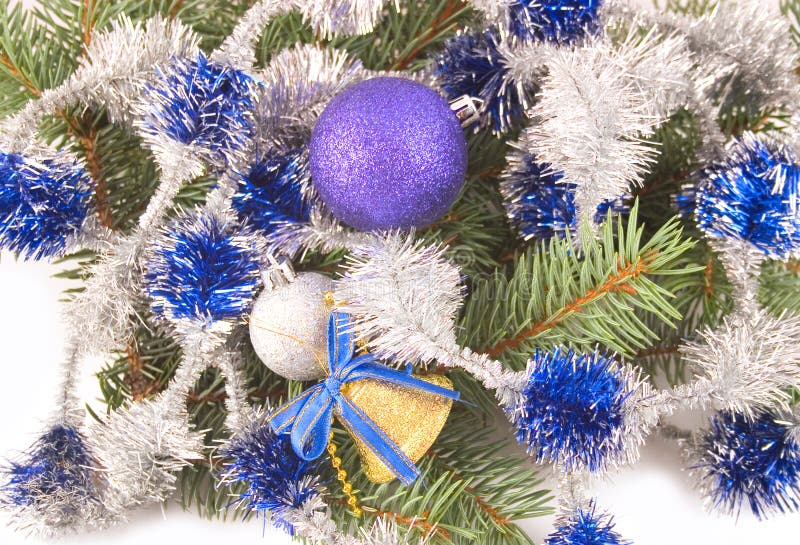 Esferas azules hermosas foto de archivo. Imagen de vacaciones - 6955604