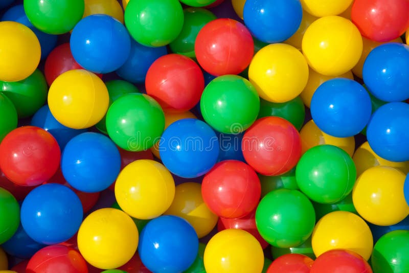 Bolas Coloridas No Playground Foto de Stock - Imagem de playground ...