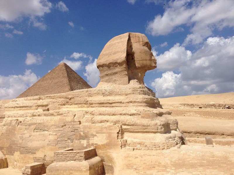 Esfinge imagen editorial. Imagen de humano, esfinge, egipto - 61159650