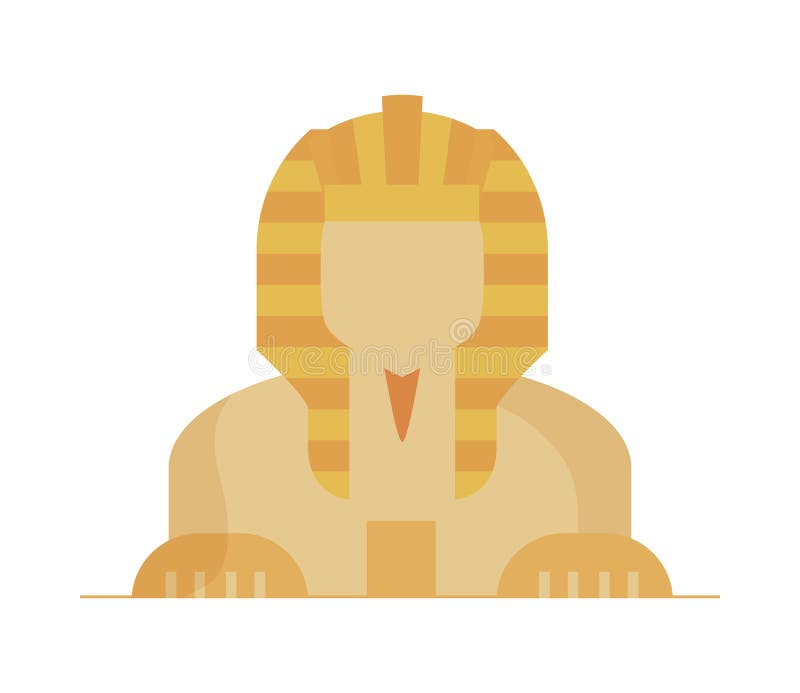 Esfinge de giza ilustração do vetor. Ilustração de projeto - 265640959
