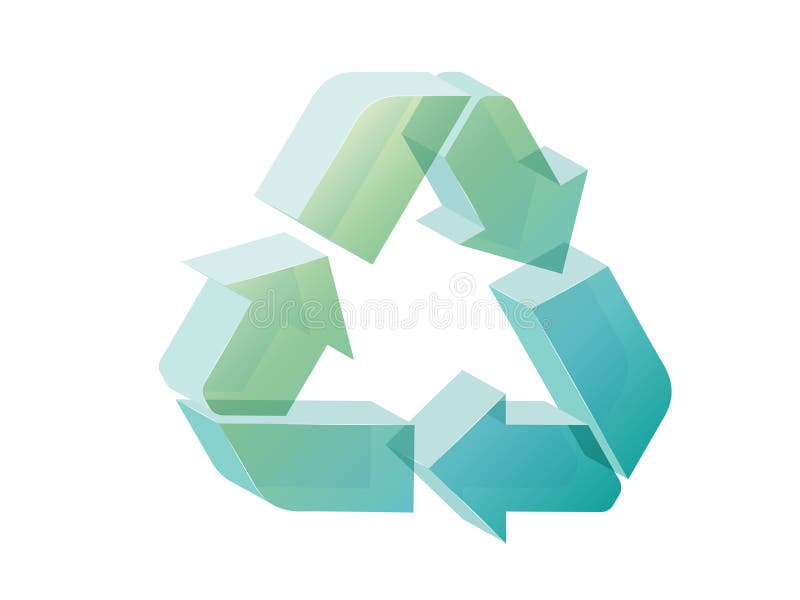Transparent A003 Recycling Symbol Vector Illustration Graphic EPS 10 ...