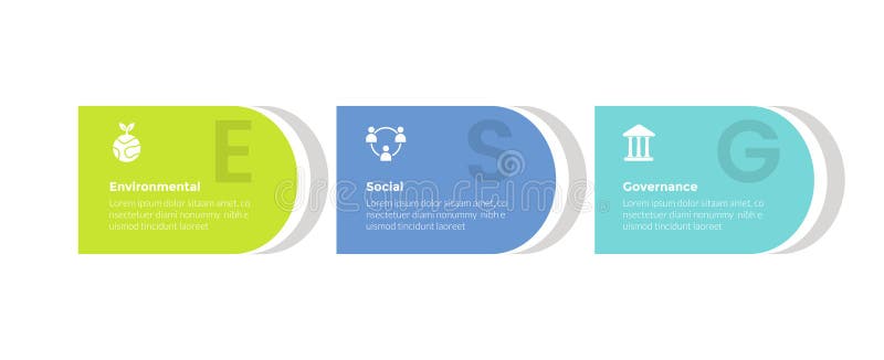 Esg Environmental Social Governance Infographics Template Diagram with ...