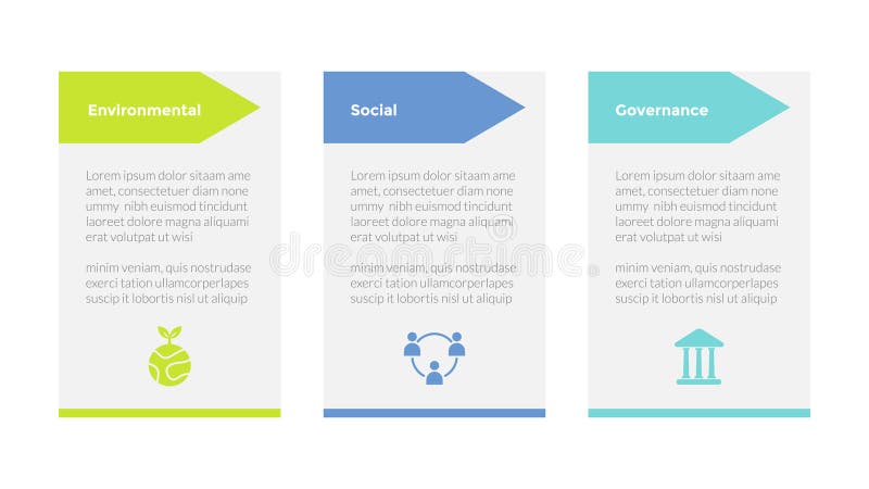 Esg Environmental Social Governance Infographics Template Diagram with ...