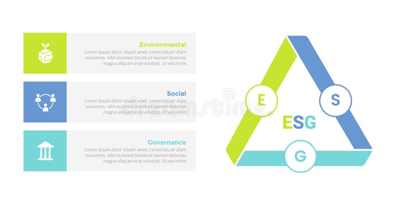 Esg Environmental Social Governance Infographics Template Diagram with ...