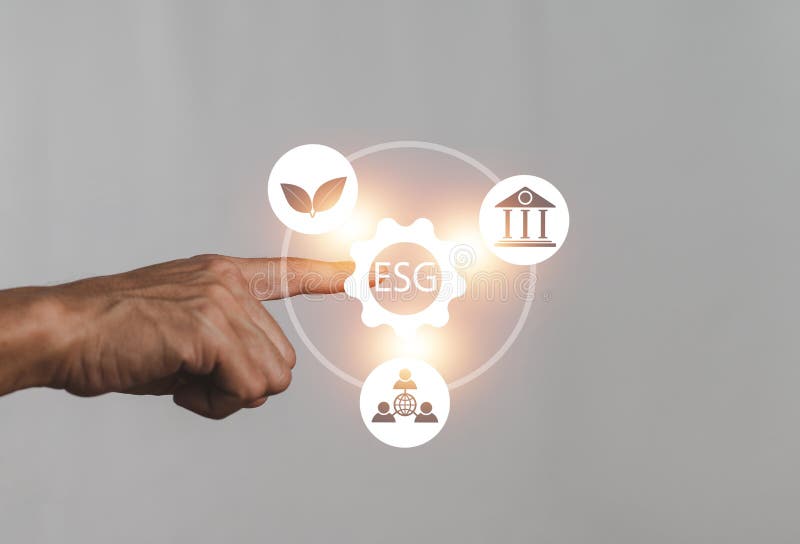 Esg Icon Concept For Environmental Social Governance In Sustainable