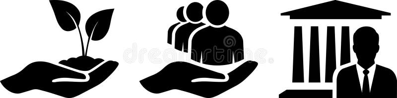 ESG Icons of Environmental Conservation and Sustainable Business ...