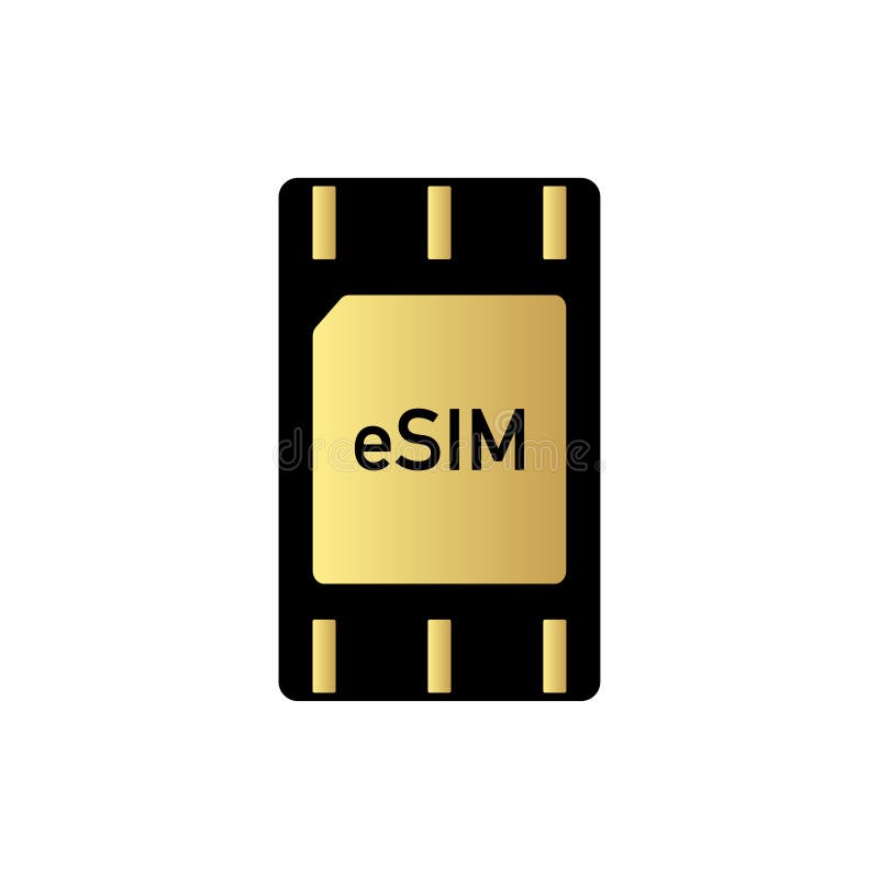 Esim Embedded Sim Card Modern Technology Vector Stock Vector ... Esim Embedded Sim Card Modern Technology Vector Stock Vector ...