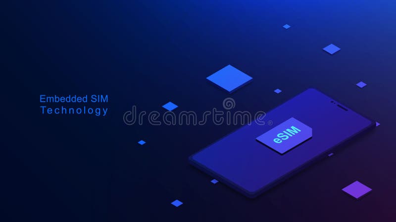 Smartphone in Isometric View. Simple Flat Illustration. Stock Vector ...