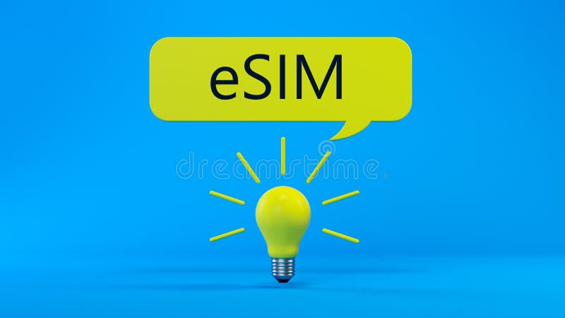 ESim Technology Concept Based Landing Page Design with Embedded SIM ...