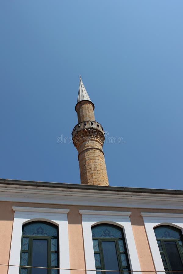 The Eski Mosque in Komotini, Evros Thraki Stock Photo - Image of balkan ...