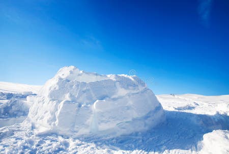 Eskimo Igloo stock photo. Image of detail, building, shelter - 4711156