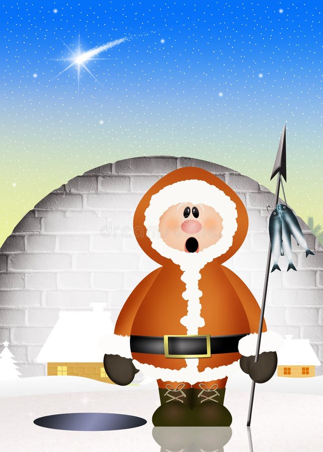 Eskimo stock illustration. Illustration of coat, jacket - 46712923