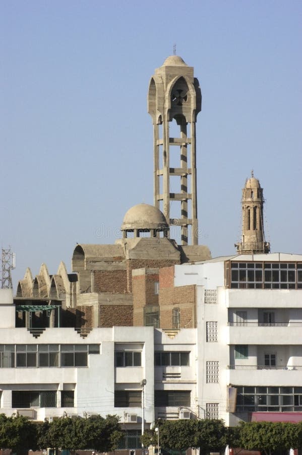 Esna city view stock image. Image of settlement, architecture - 29352319