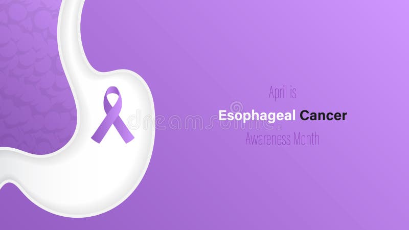 Esophageal Cancer Awareness Month, Vector Illustration Stock Vector ...