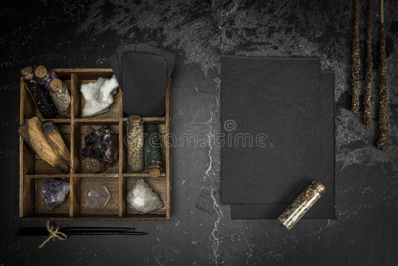 Esoteric, Mystique and Magic Flat Lay with Copy Space Stock Image ...
