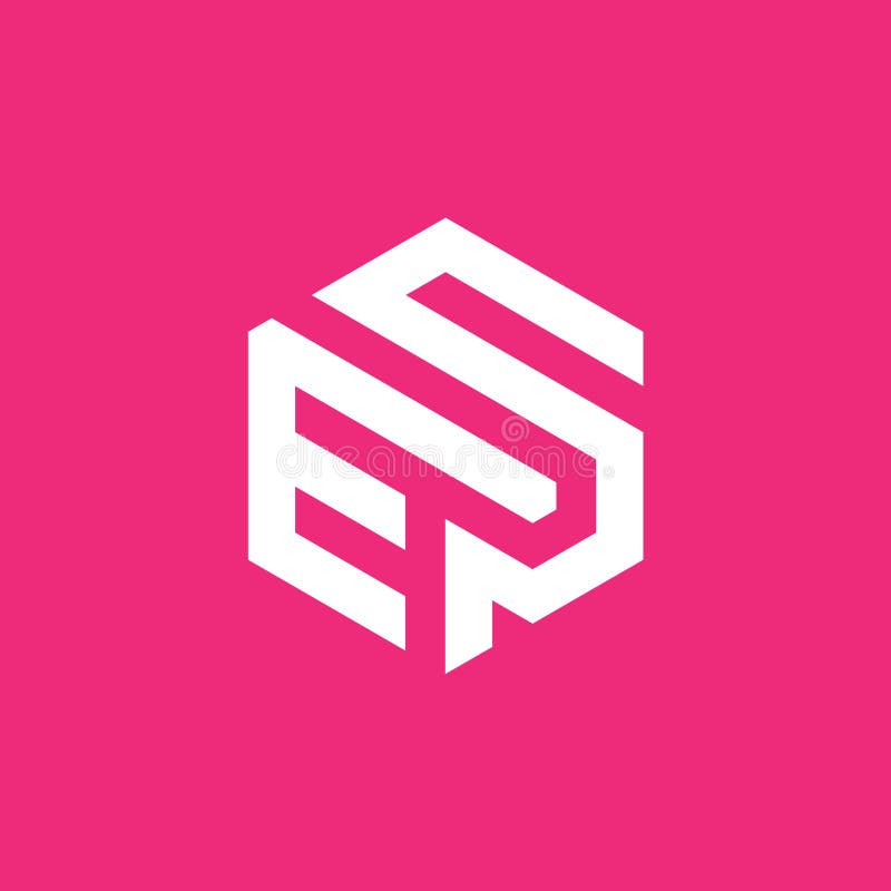 ESP Letter Monogram Initial Logo Design Template Vector Illustration ...