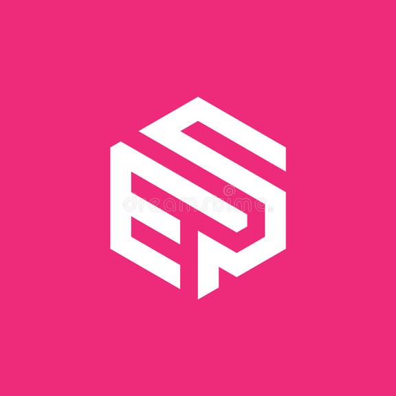 ESP Letter Monogram Initial Logo Design Template Vector Illustration ...