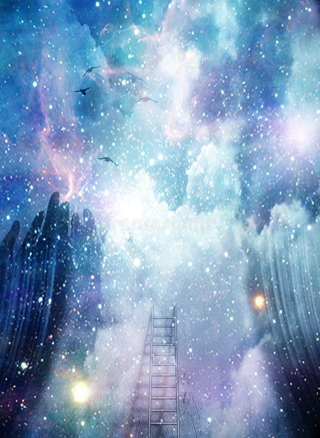 Espacio abstracto stock de ilustración. Ilustración de escala - 11291289