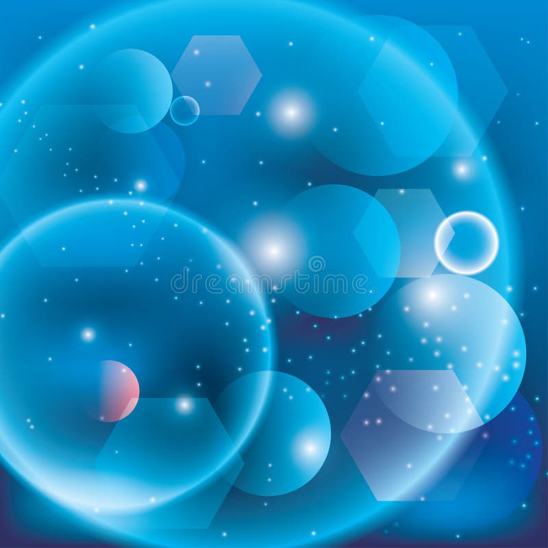 Espacio abstracto ilustración del vector. Ilustración de interminable ...