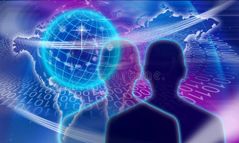 Espacio De La Esfera Del Mundo Stock de ilustración - Ilustración de ...