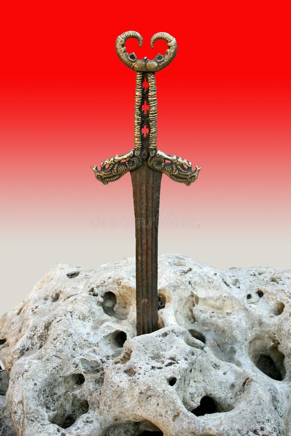 Espada foto de archivo. Imagen de medieval, artrio, espada - 5139408