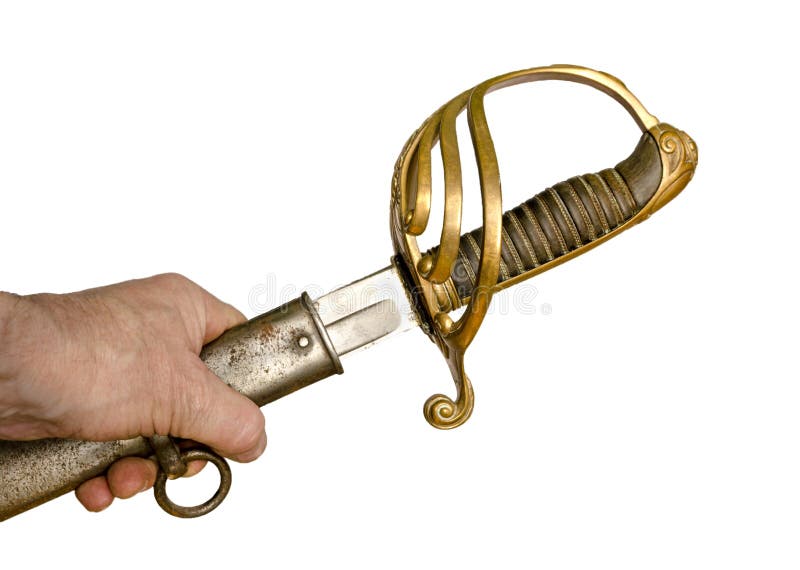 Espada De Caballería, Francia, Siglo XIX Imagen de archivo - Imagen de ...