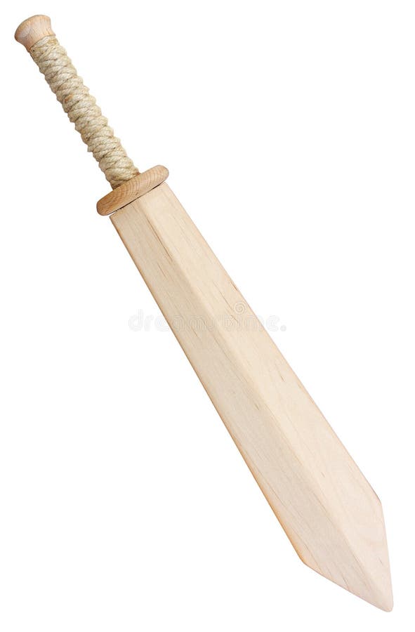 Espada de madeira. imagem de stock. Imagem de brinquedo - 26587603