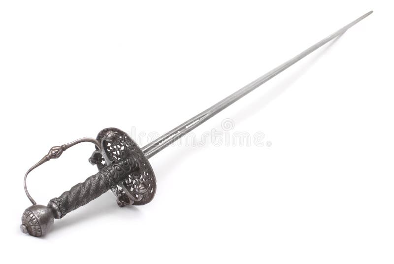Espada (estoque) Del Noble Francés Imagen de archivo - Imagen de ...