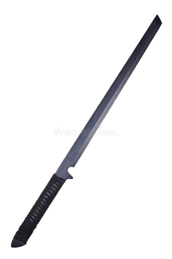 Espada preta de ninja imagem de stock. Imagem de combate - 23692633