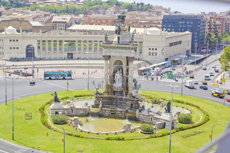 Espanya Square in Barcelona Editorial Photo - Image of trip, catalonia ...