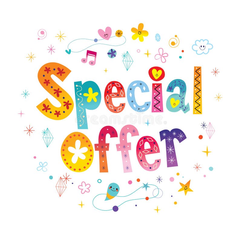 Especial - Letras Decorativas Ilustración del Vector - Ilustración de ...