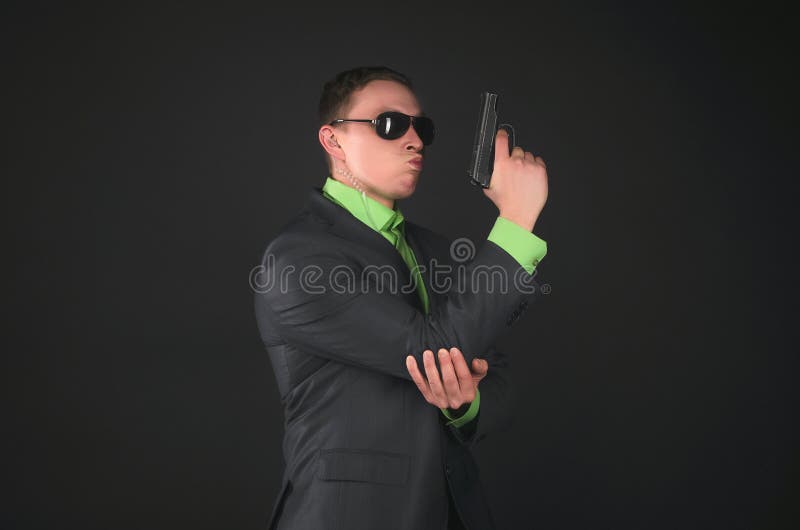 Espion Bodyguard Agent De Service Secret Image stock - Image of agent ...