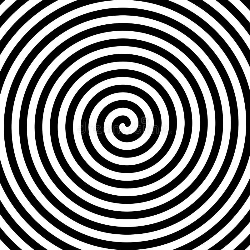 Papel Pintado Espiral Hipnótico Del Vórtice Abstracto Redondo Rojo ...