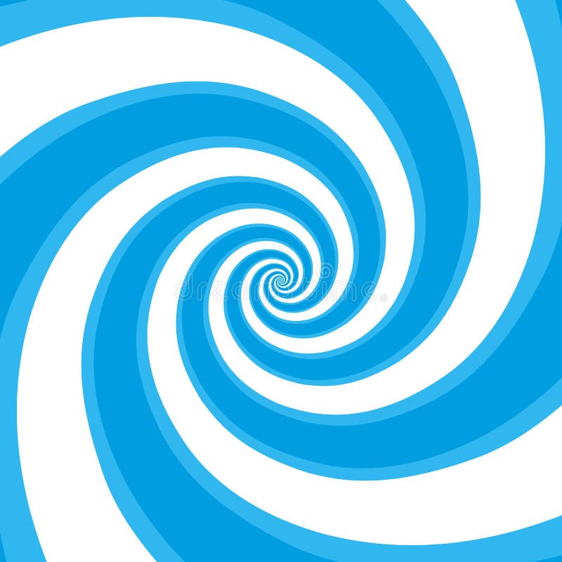 Espiral azul del vector ilustración del vector. Ilustración de giro ...