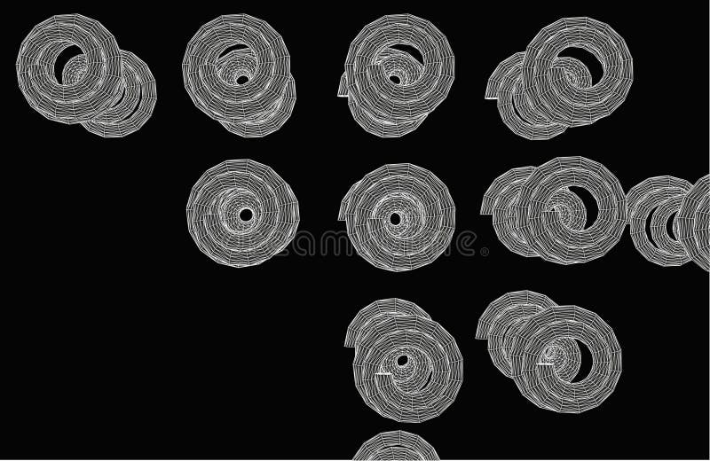 Espirales Abstractos Del Conocimiento Ilustración del Vector ...