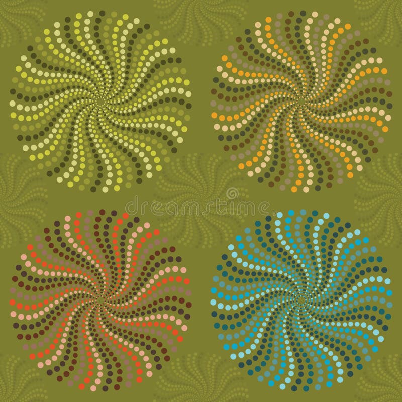 Espirales En Rueda De Color Stock de ilustración - Ilustración de ...