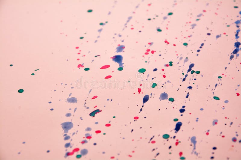 Espirro Da Gota Da Cor Da Tinta Foto de Stock - Imagem de ciano, livre ...