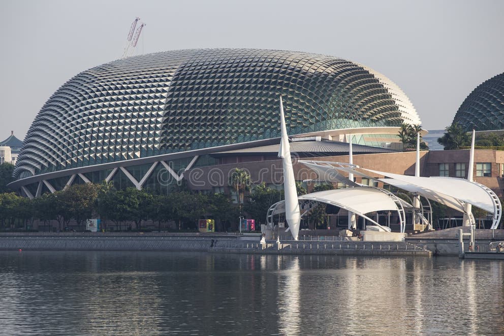 Esplanade Drive Architecture. Singapore Editorial Photography - Image ...