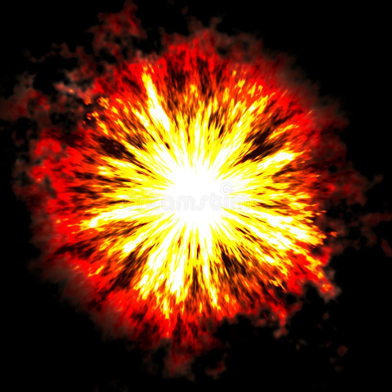 Esplosione 2 illustrazione di stock. Illustrazione di sfondo - 7212556