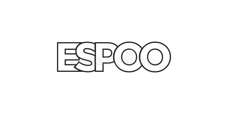 Espoo in the Finland Emblem. the Design Features a Geometric Style ...