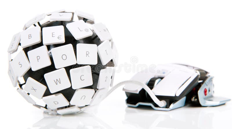 Keyboard Ball Concept stock image. Image of golf, championship - 139855007