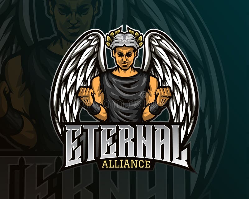 Angle Esport and Sport Mascot Logo Design with Modern Illustration ...